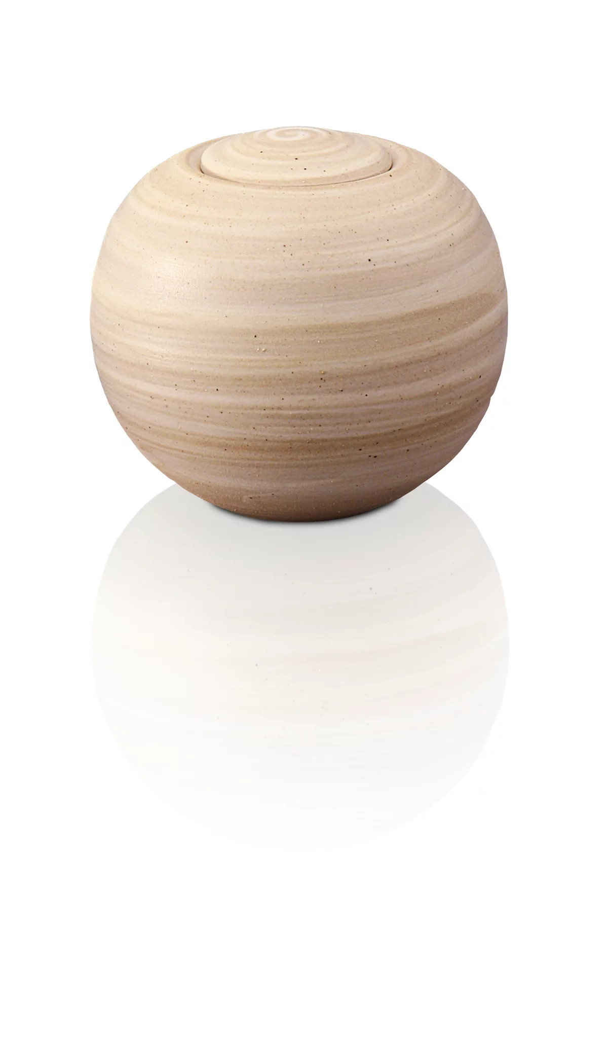 Kleinurne, Keramik, sandfarbig : Unser Angebot an Urnen : Egli Sarg AG